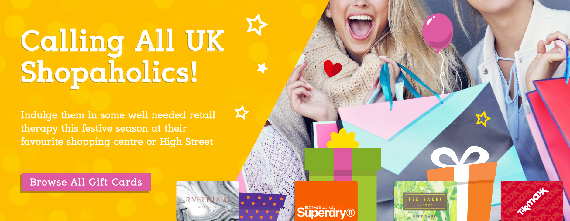 Gift Cards & Gift Vouchers | The Gift Card Centre UK
