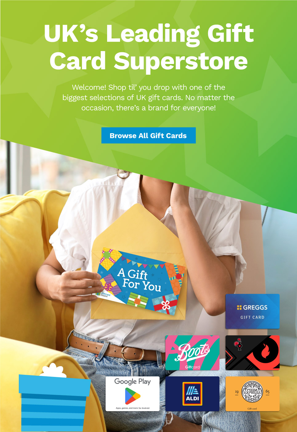 UK Gift Cards & Gift Vouchers | 180+ Gift Cards Online