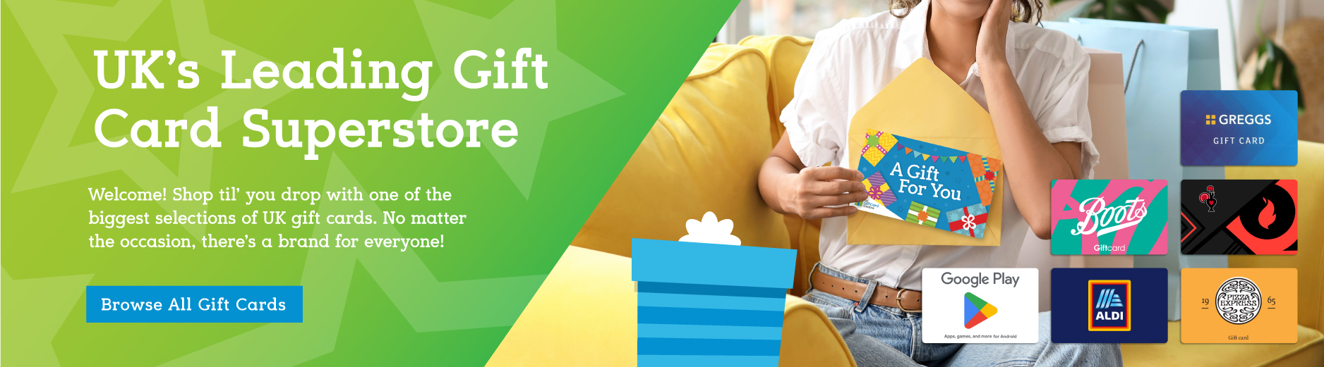 UK Gift Cards & Gift Vouchers | 180+ Gift Cards Online