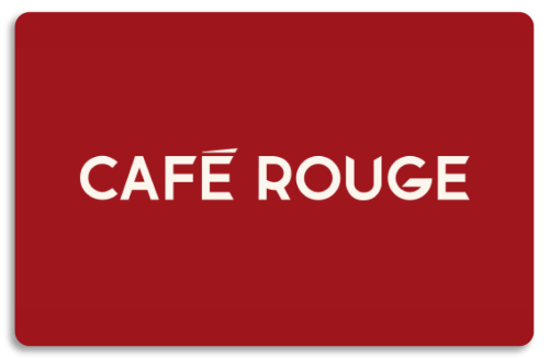 Café Rouge (The Restaurant Card) Gift Cards & Vouchers| Buy Online
