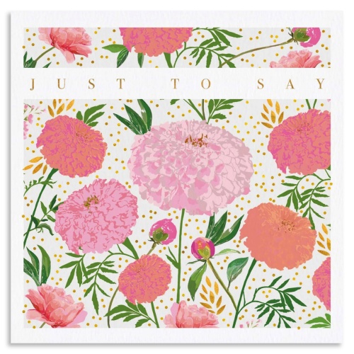 Pink Hydrangeas Greetings Card Greeting Card| Buy Online