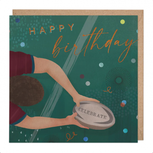 Rugby Birthday Card Greeting Card| Buy Online