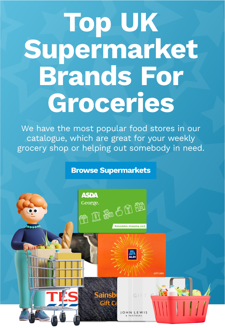 UK Gift Cards & Gift Vouchers | 180+ Gift Cards Online